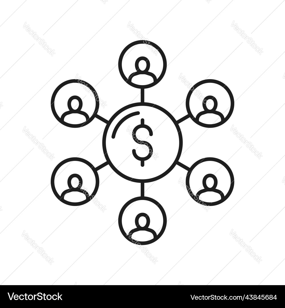 Referral partner program refer friend earn money Vector Image
