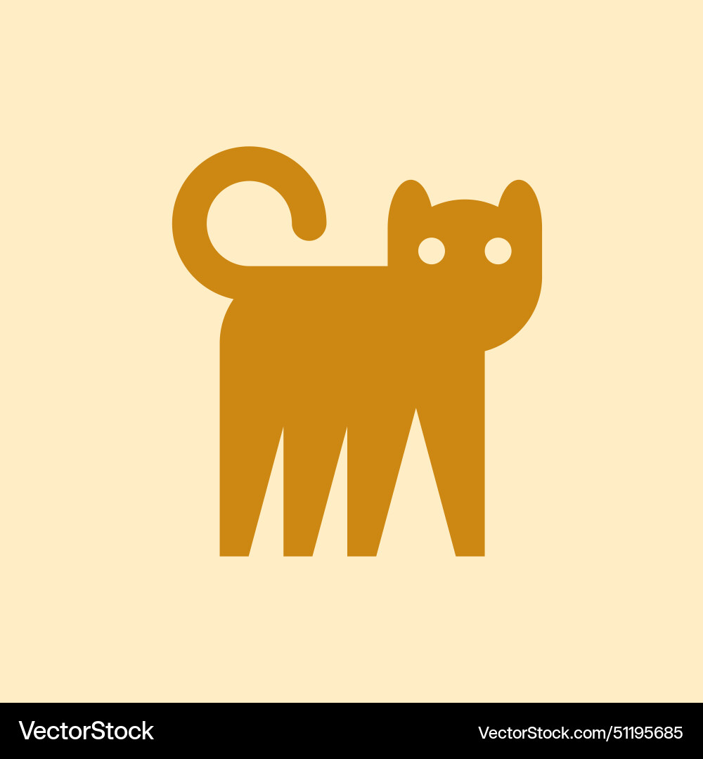 Cat logo Royalty Free Vector Image - VectorStock