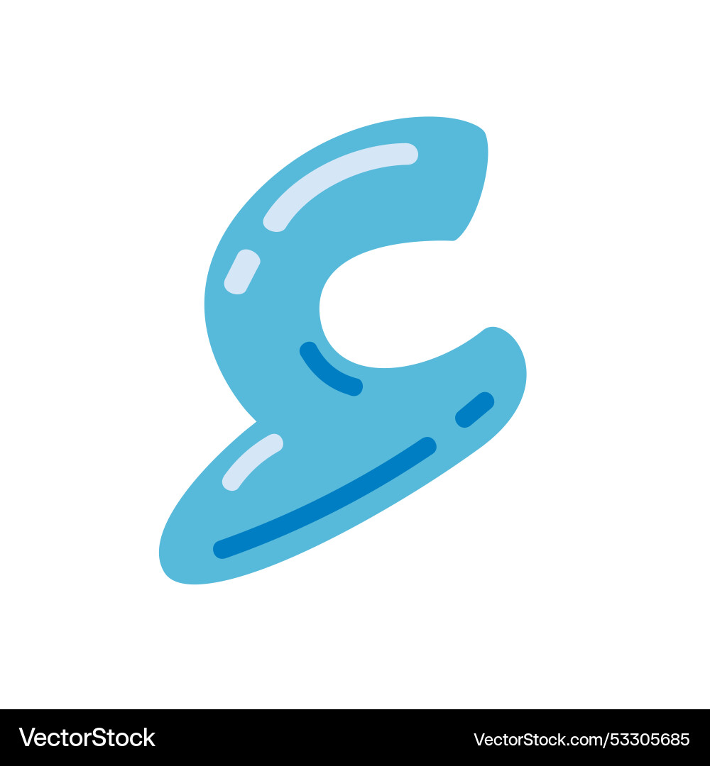 Hamzah letter hijaiyah Royalty Free Vector Image