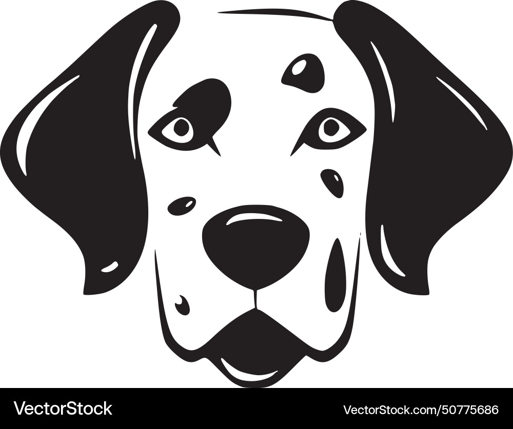 Dalmatian - minimalist and flat logo Royalty Free Vector