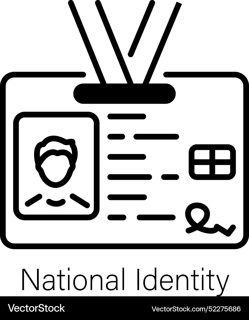 National identity Royalty Free Vector Image - VectorStock
