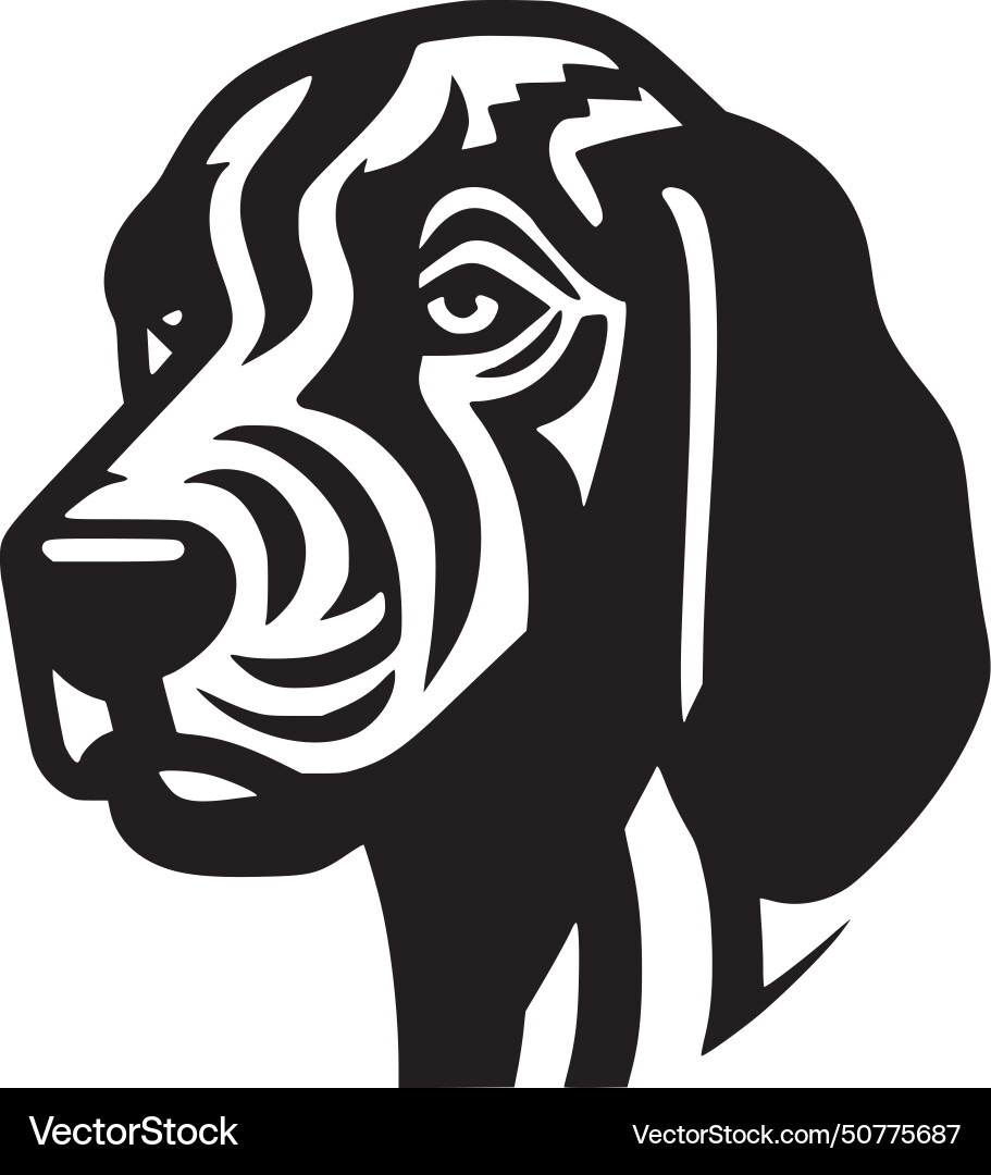 Dalmatian - minimalist and flat logo Royalty Free Vector