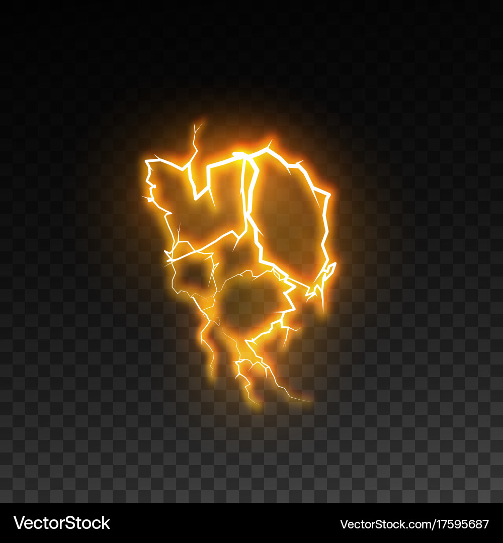 Electric Energy Discharge Royalty Free Vector Image