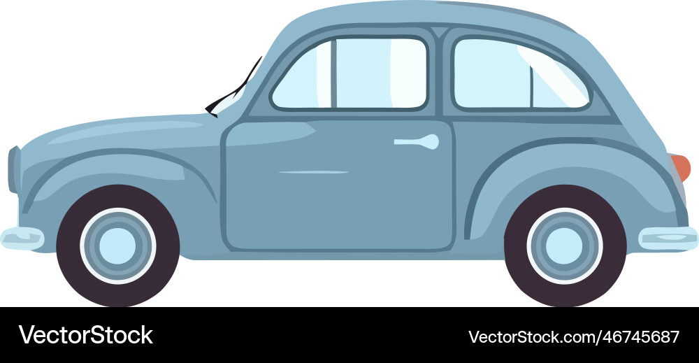 Retro Classic Car Icon Royalty Free Vector Image