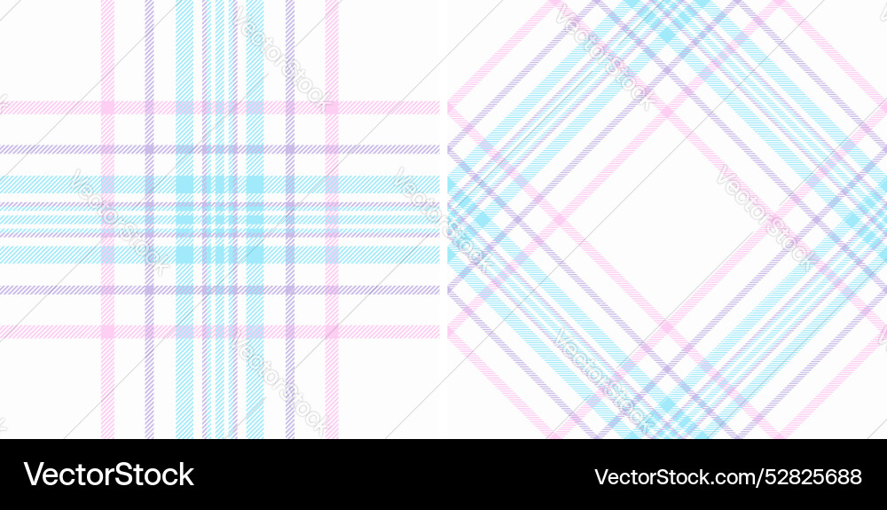 Plaid pattern of seamless textile fabric Vector Image