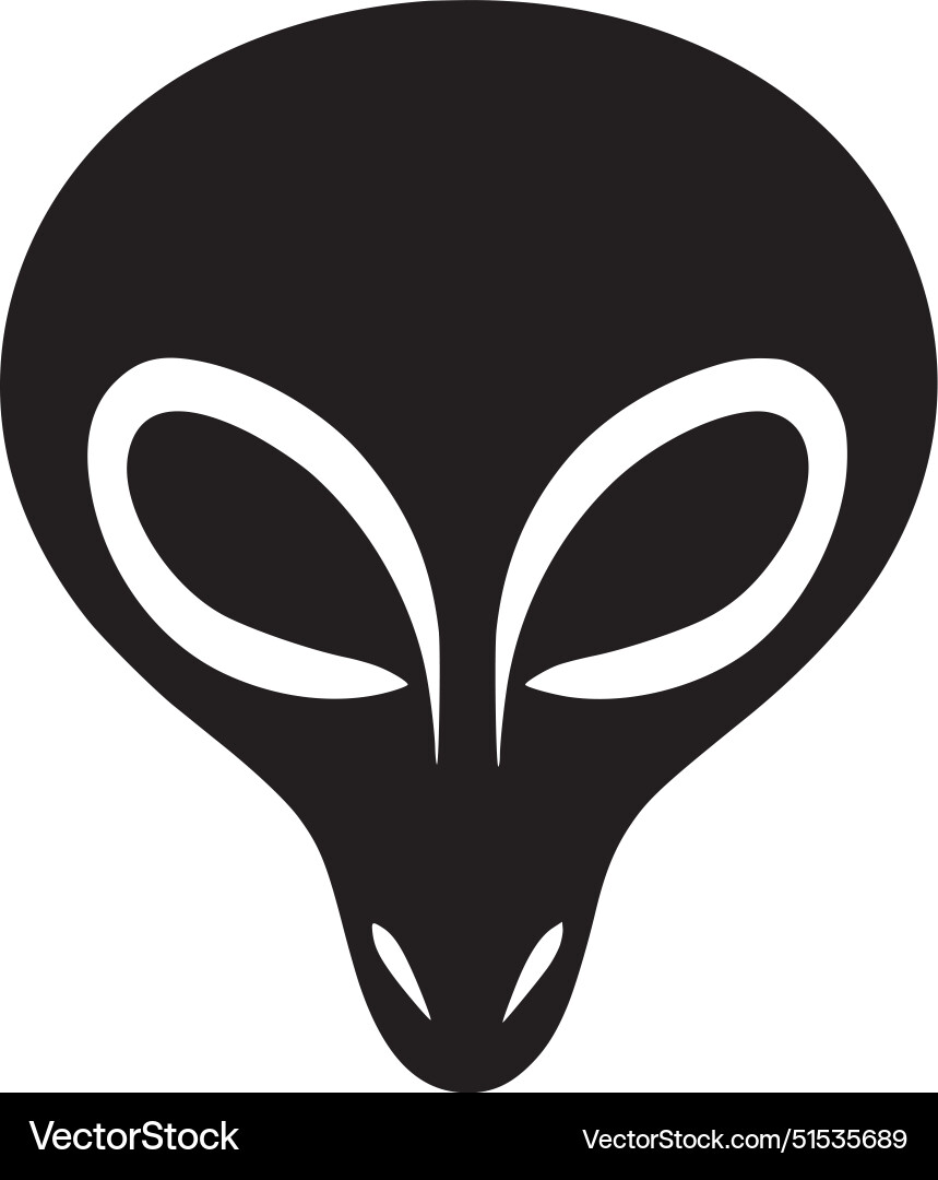 Alien - high quality logo - ideal for t-shirt Vector Image