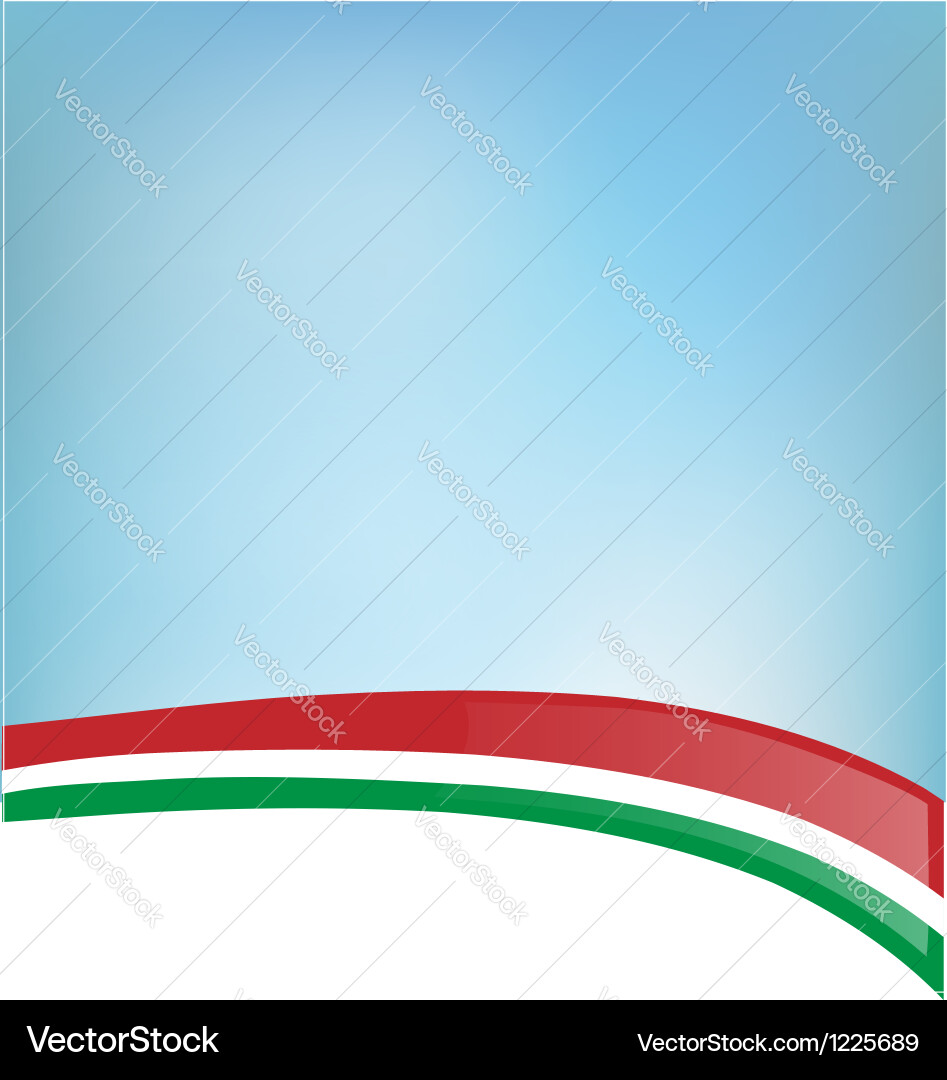 Background with italian flag Royalty Free Vector Image