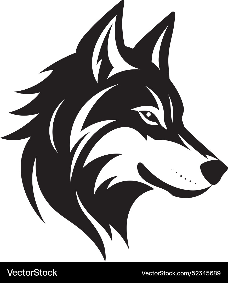 Ethereal eclipse wolf scenecelestial howl black Vector Image