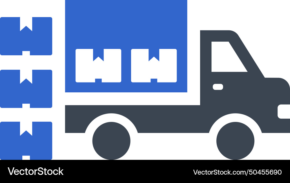 Goods distribution icon Royalty Free Vector Image