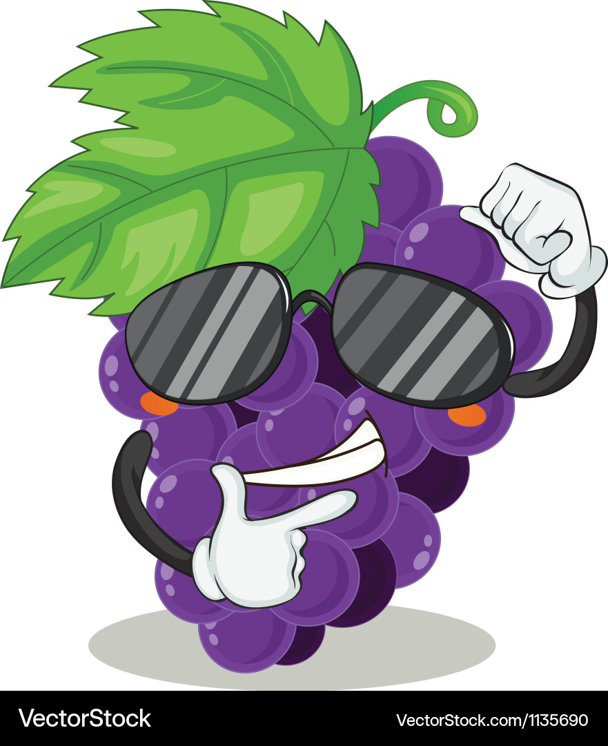 Grapes Royalty Free Vector Image - VectorStock