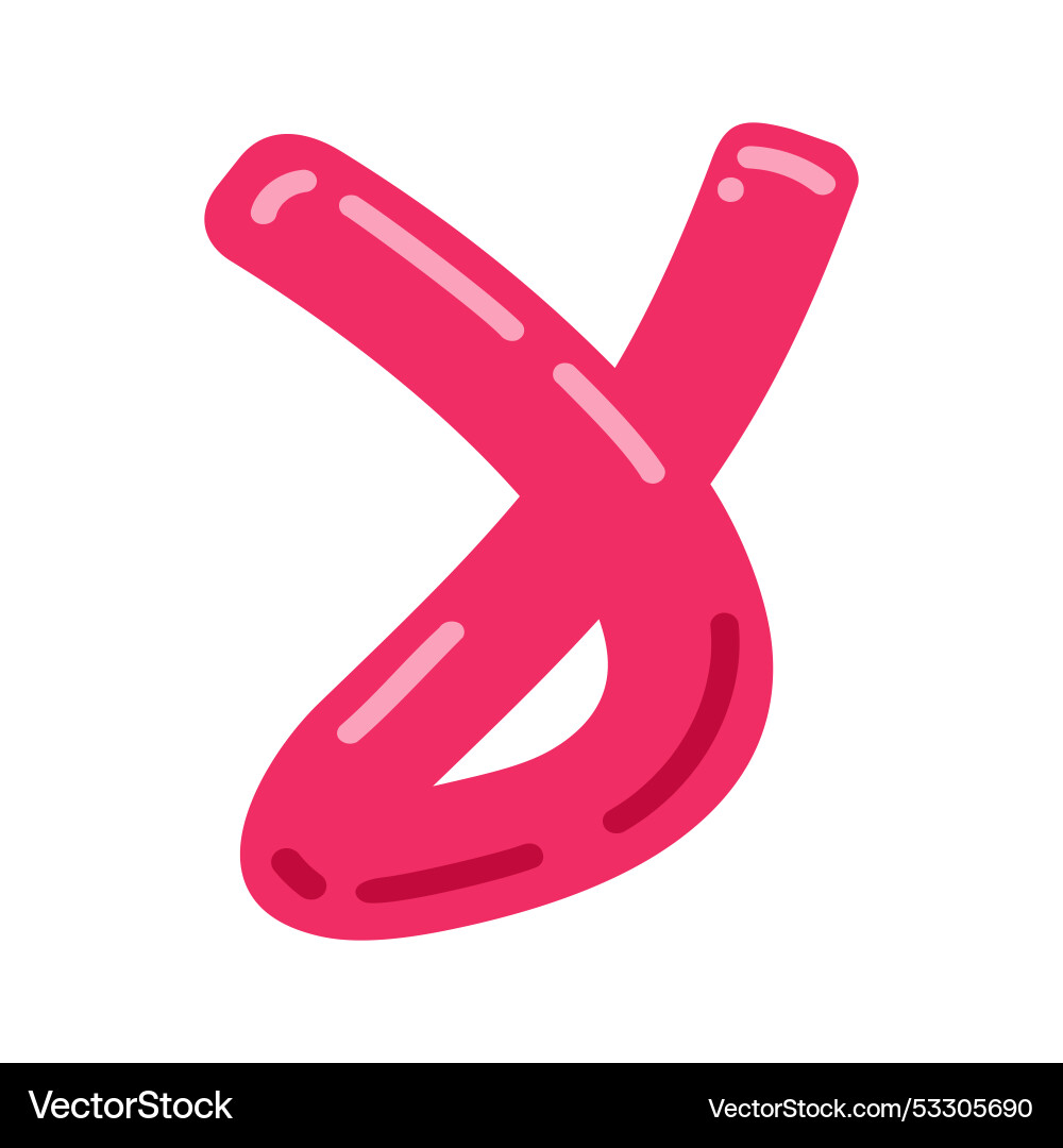 Lam alif letter hijaiyah Royalty Free Vector Image