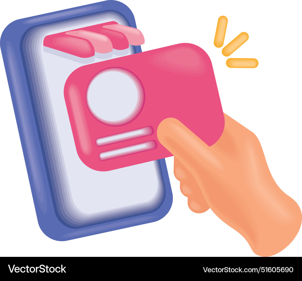 Online payment transaction shopping wireless Vector Image