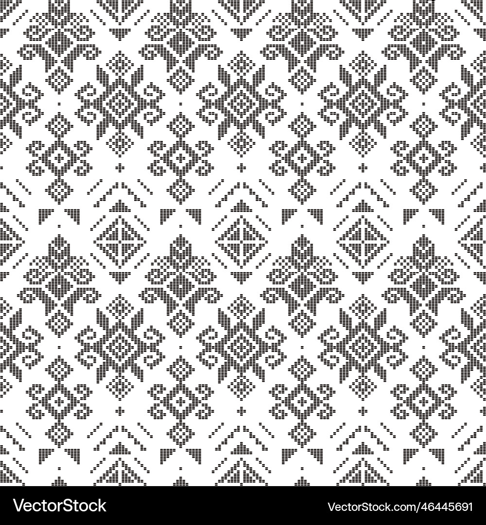 Filipino folk art yakan seamless pattern Vector Image