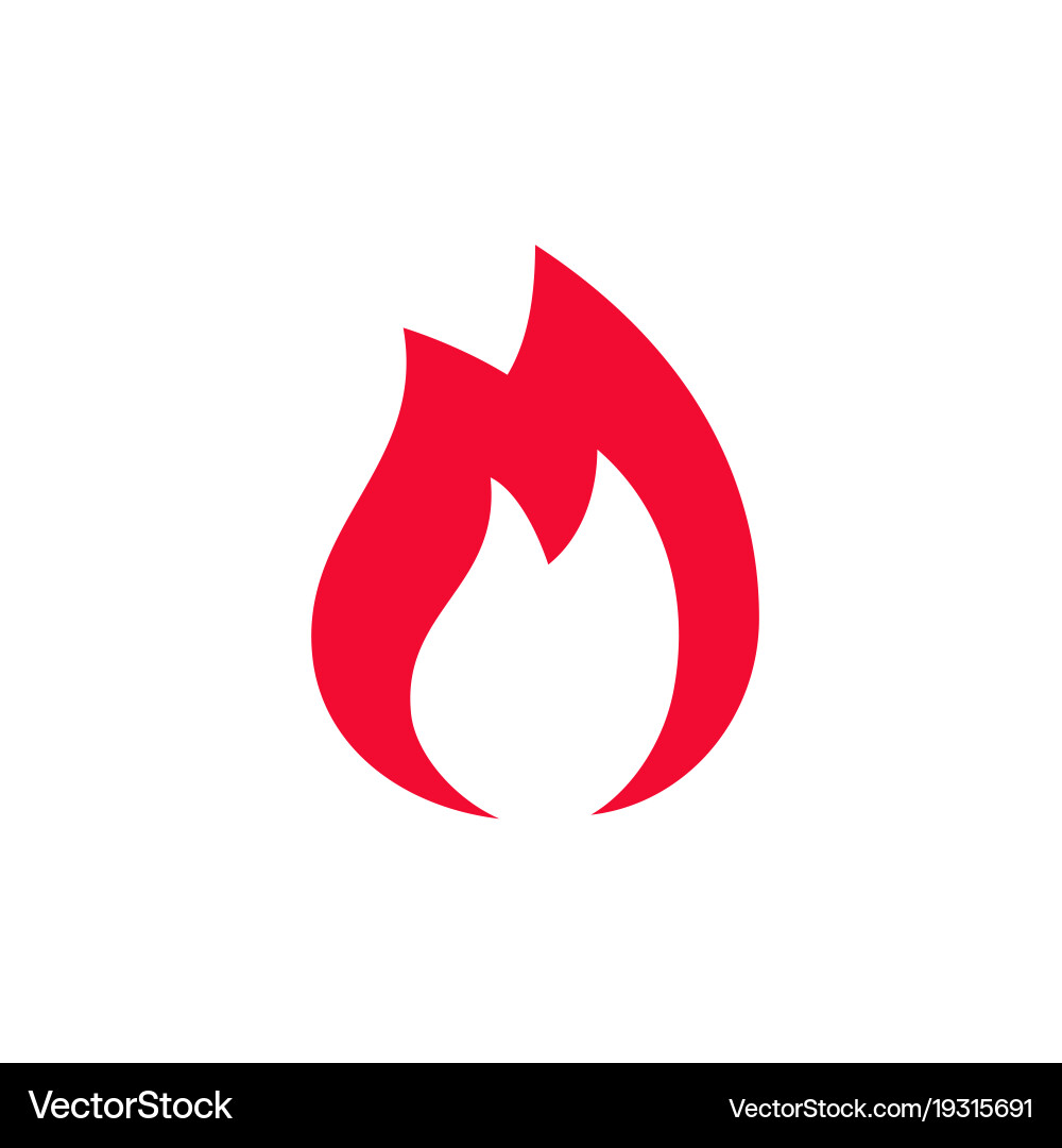 Fire icon Royalty Free Vector Image - VectorStock