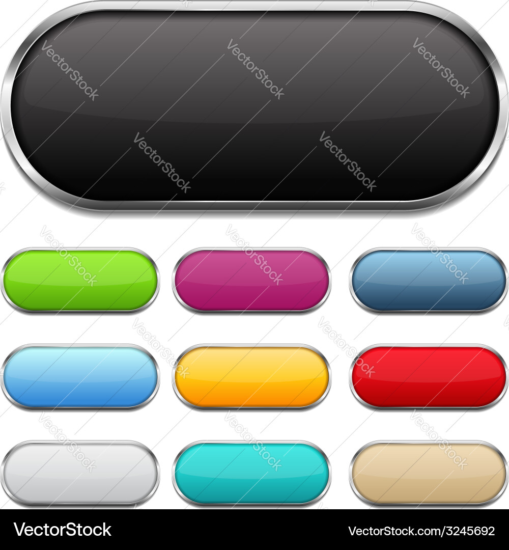 Buttons Royalty Free Vector Image - VectorStock