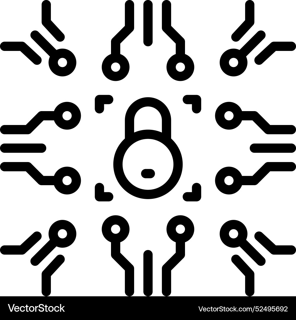 Cyber security Royalty Free Vector Image - VectorStock
