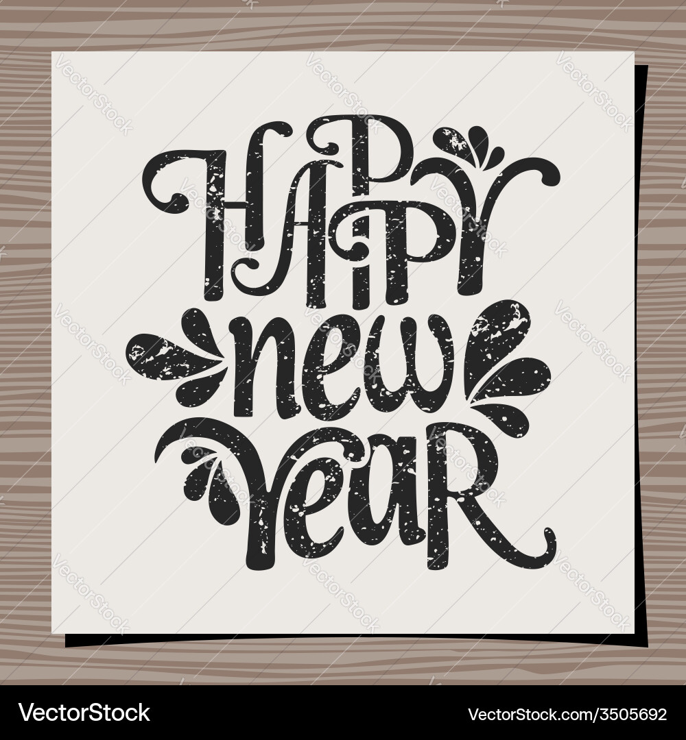Happy new year 2015 greeting card template Vector Image