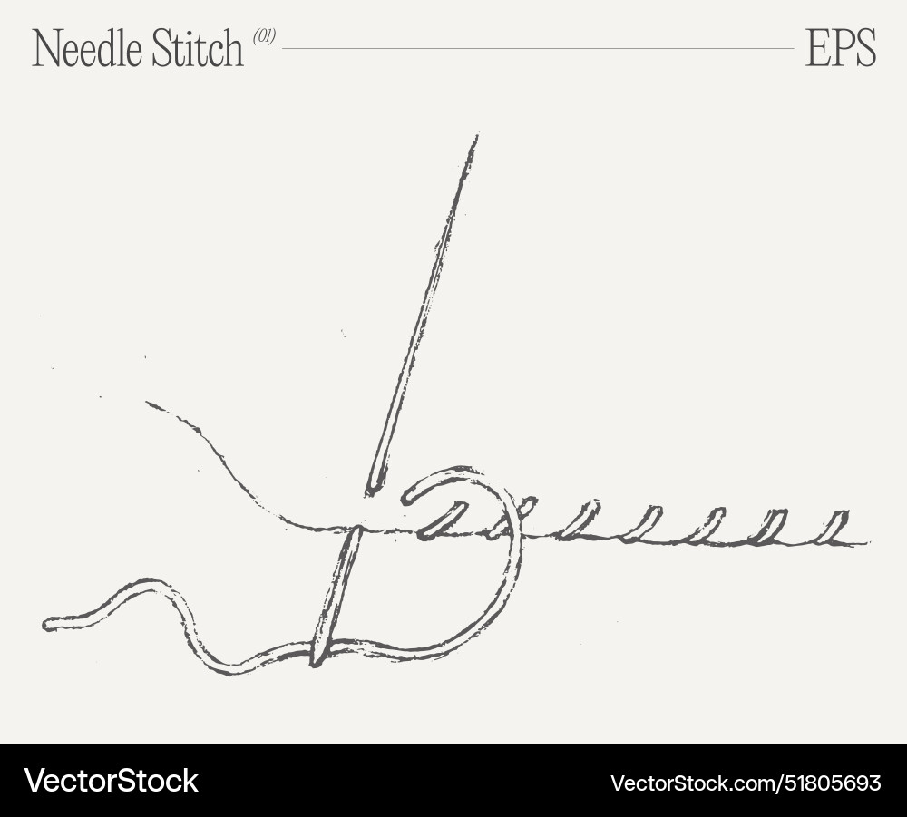 Line Drawing of Needle and Thread Vector Images (over 1,400)