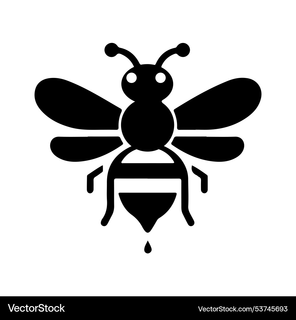 Bee Royalty Free Vector Image - VectorStock