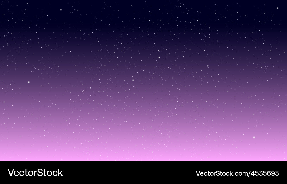 Celestial Starscape Royalty Free Vector Image - VectorStock