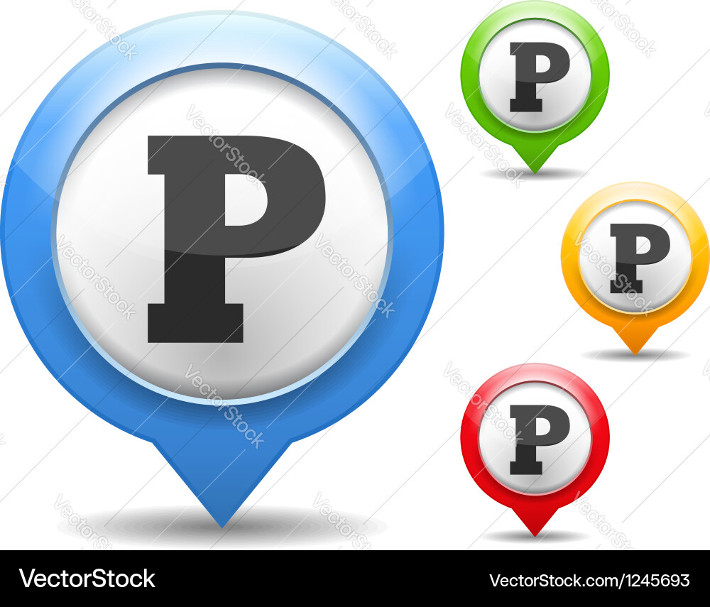 Parking icon Royalty Free Vector Image - VectorStock