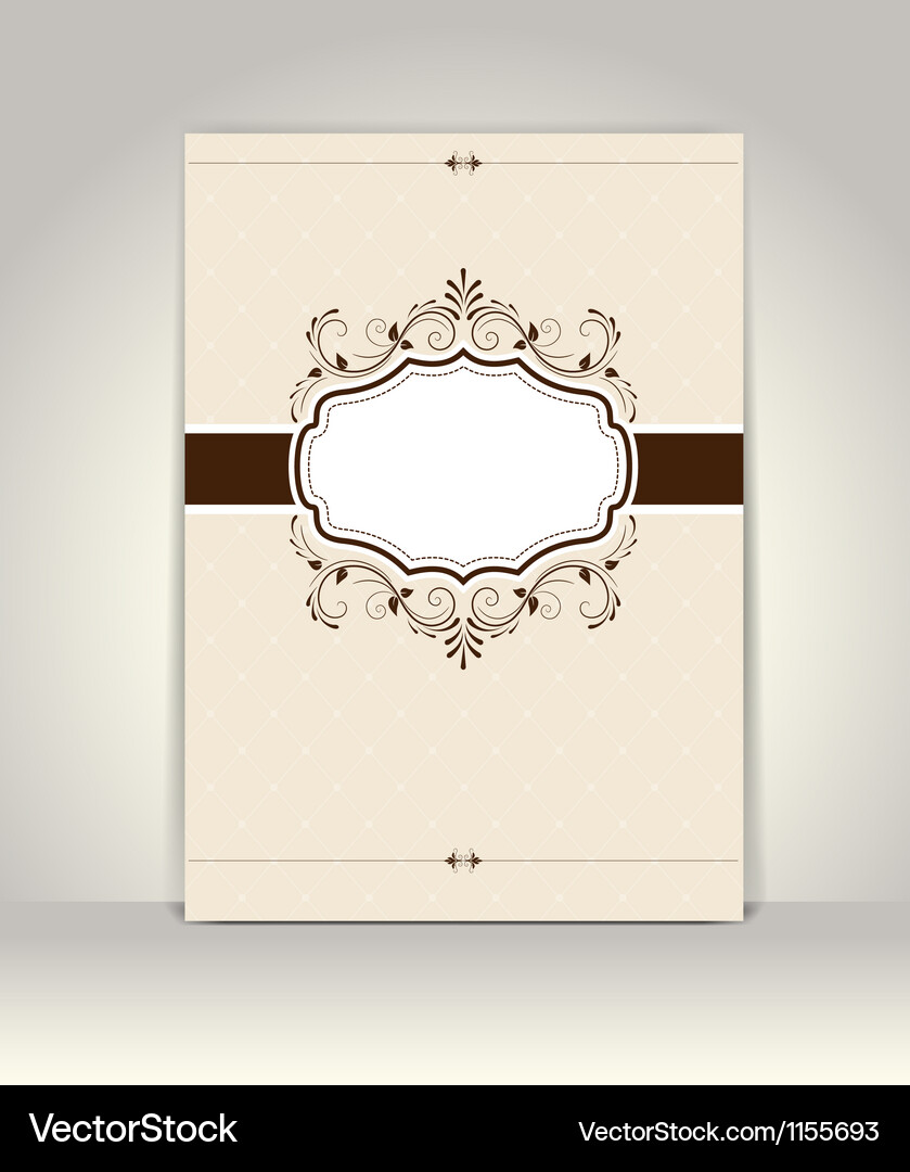 Retro Invitation Template - Vintage Style – Royalty-Free Vector ...