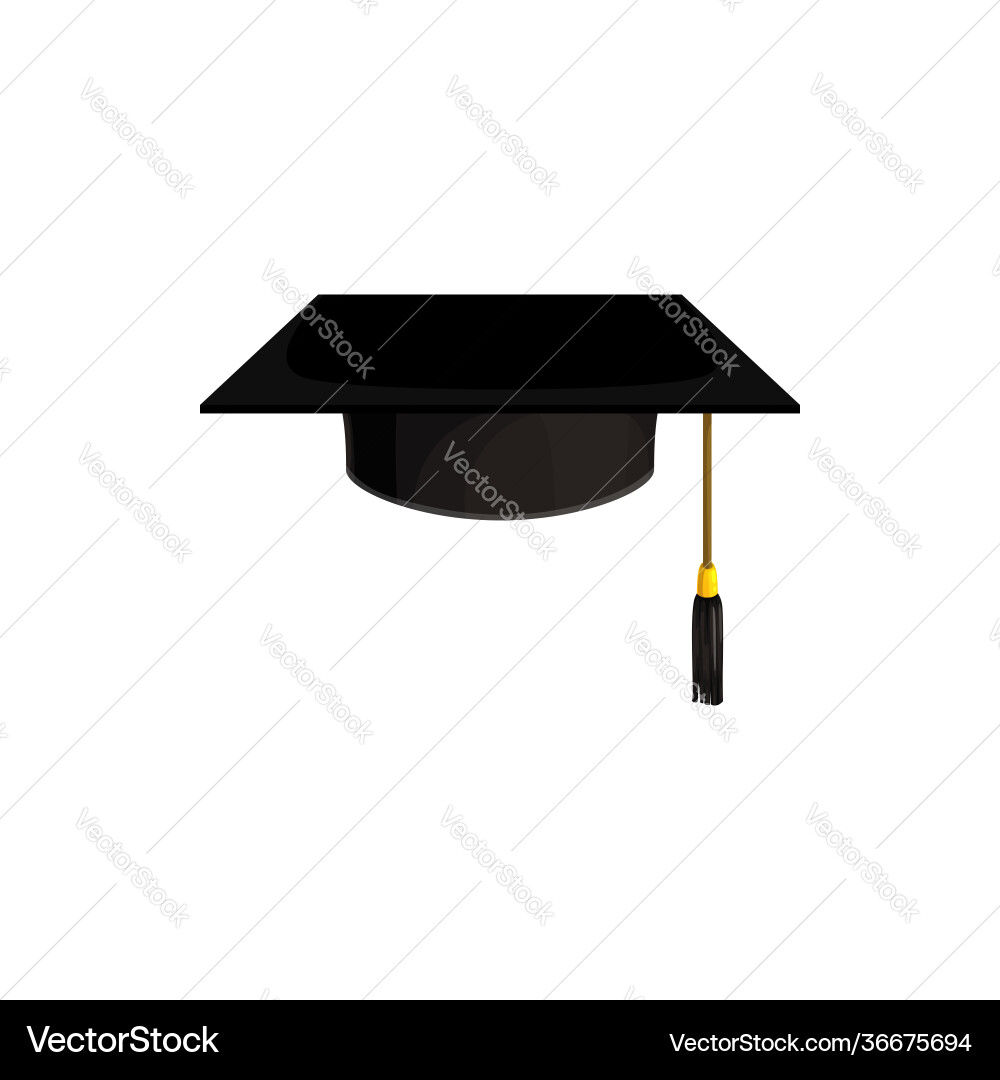 Cap icon hat college and university education Vector Image