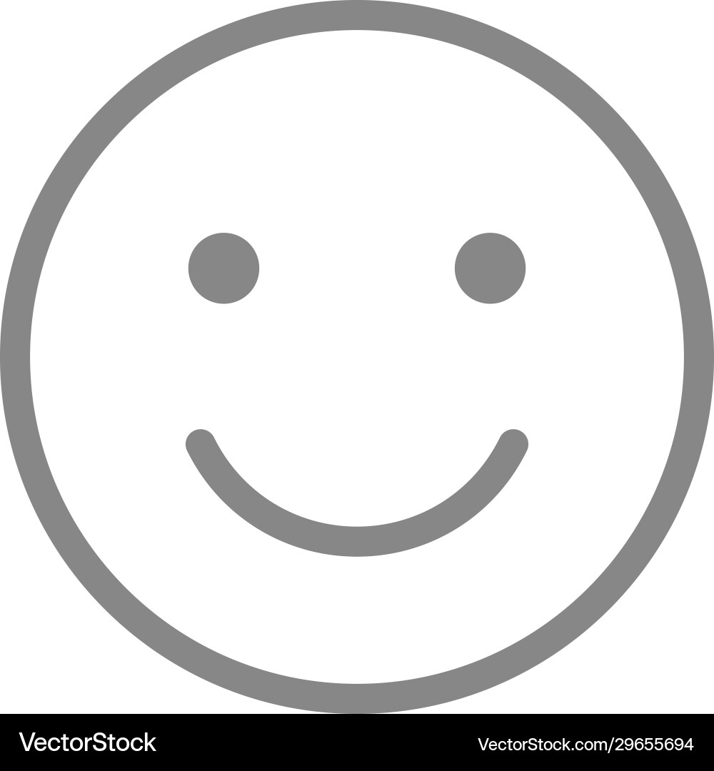Happy Smiley Face Icon Royalty Free Vector Image