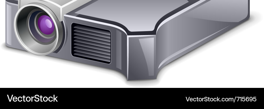 Modern Projector Royalty Free Vector Image - VectorStock