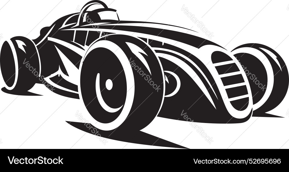 Track titan formula one emblem symbol fastlane Vector Image