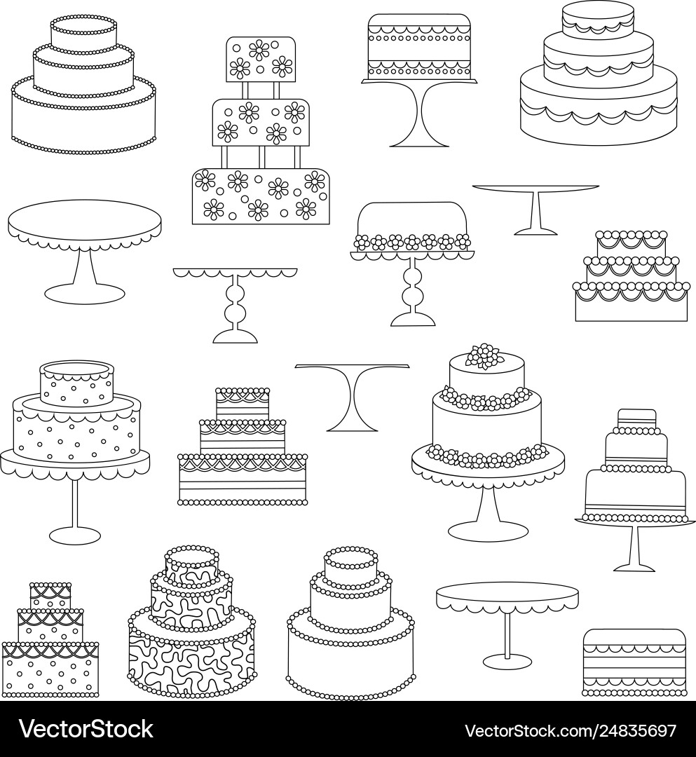 Layer Cake Outline Vector Images (over 480)