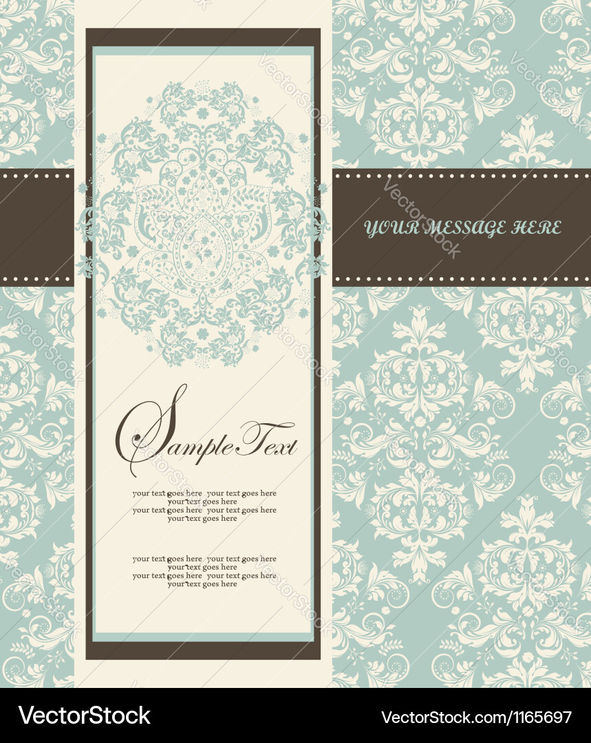 Vintage Damask Wedding Invitations Damask Wedding Invitations