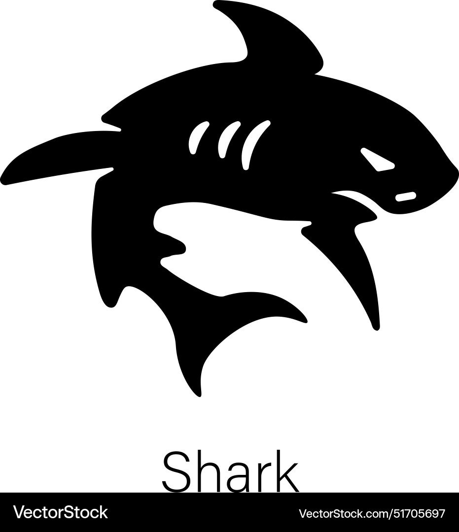 Shark Royalty Free Vector Image - VectorStock