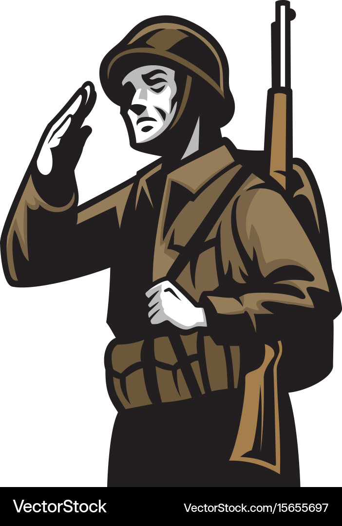 World war soldier Royalty Free Vector Image - VectorStock