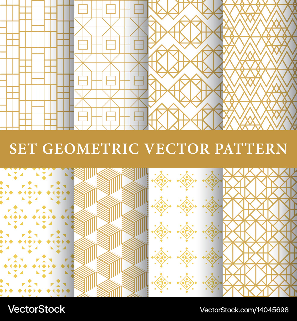 Luxury patterns pack Royalty Free Vector Image