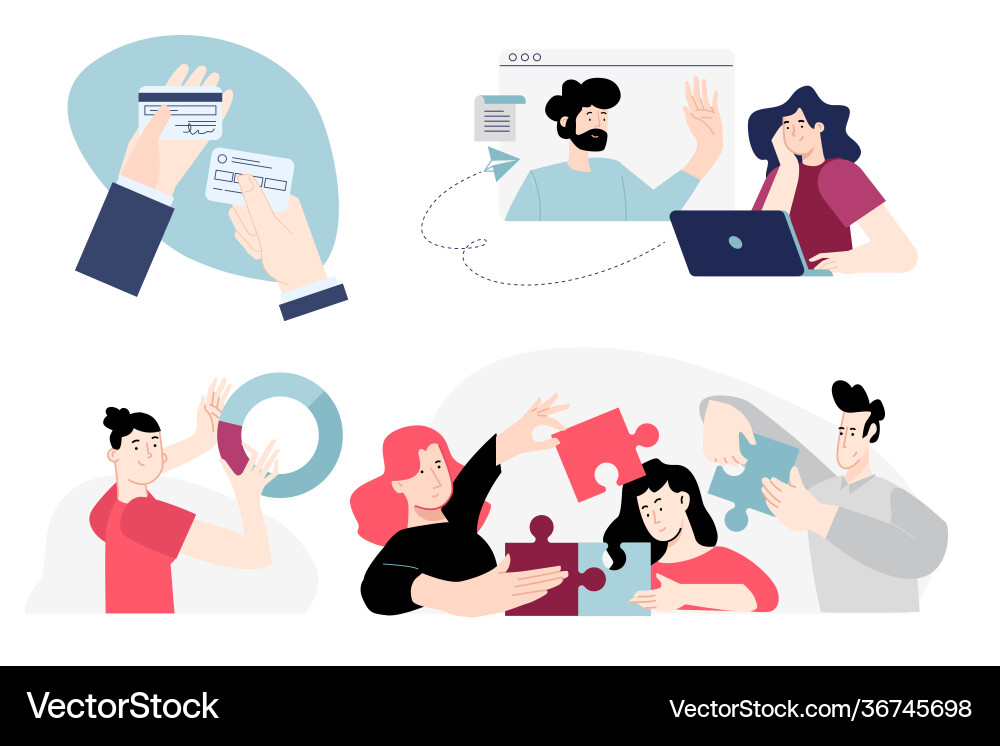People concepts Royalty Free Vector Image - VectorStock