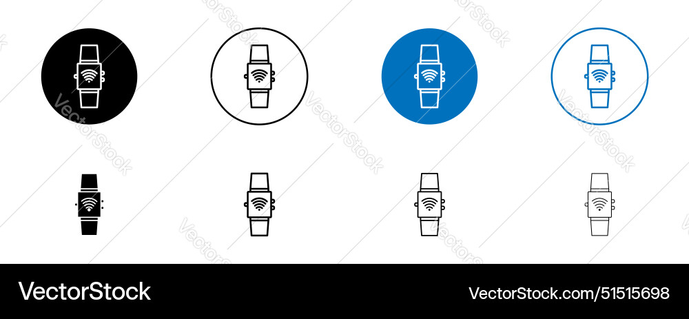Smartwatch icon Royalty Free Vector Image - VectorStock