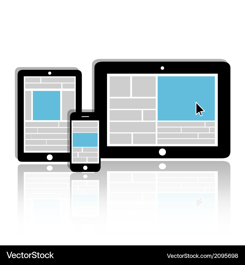 Touch Screen Technology Royalty Free Vector Image