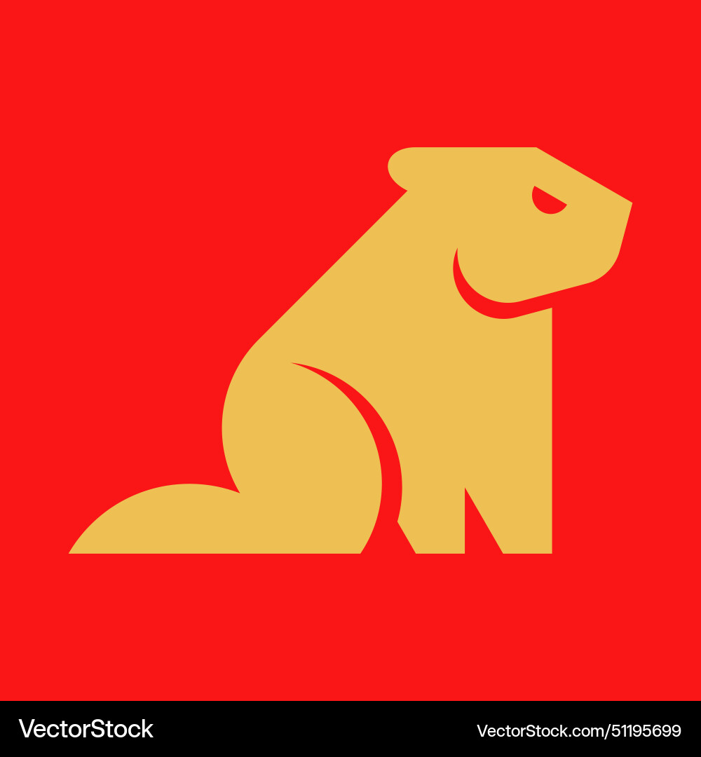 Beaver logo Royalty Free Vector Image - VectorStock