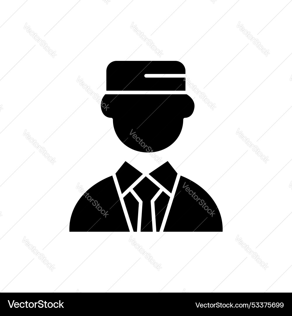 Porter icon set service hotel key symbol Vector Image