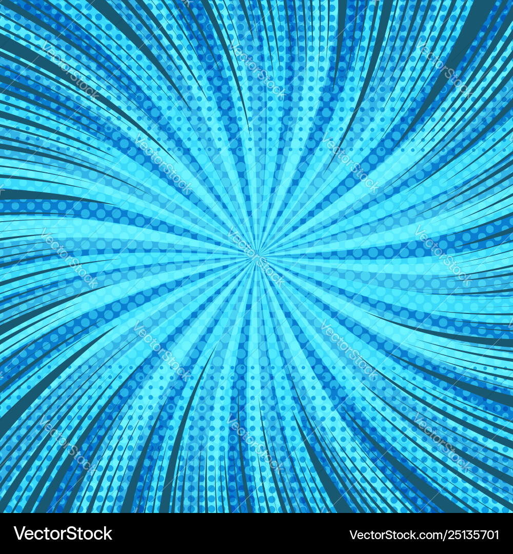 Comic page abstract blue light background Vector Image