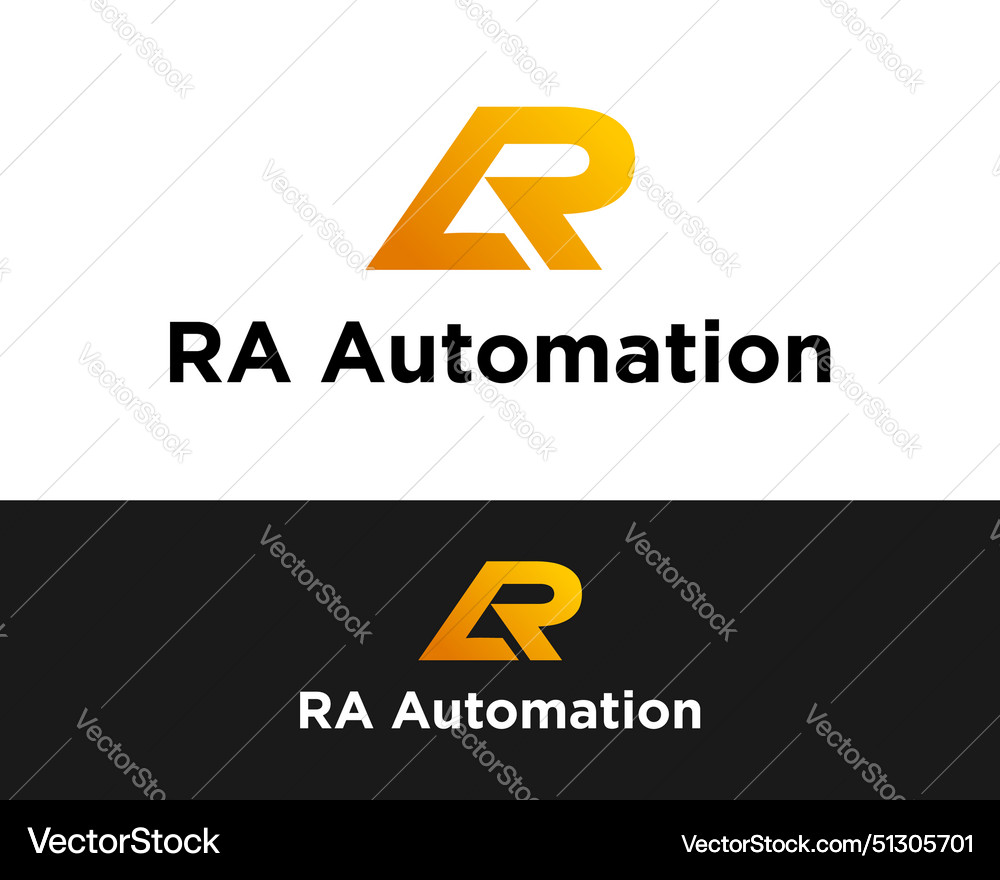 Ra logo Royalty Free Vector Image - VectorStock