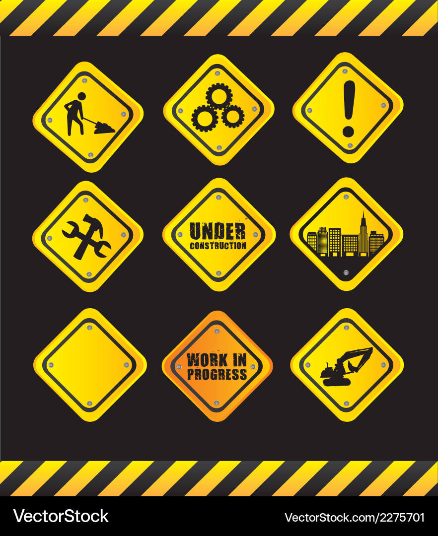 Safety signs Royalty Free Vector Image - VectorStock