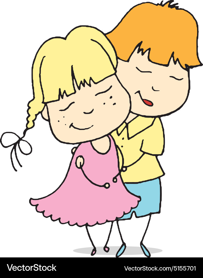 Junge Paare verbringen Zeit zusammen Lizenzfreier Vektor