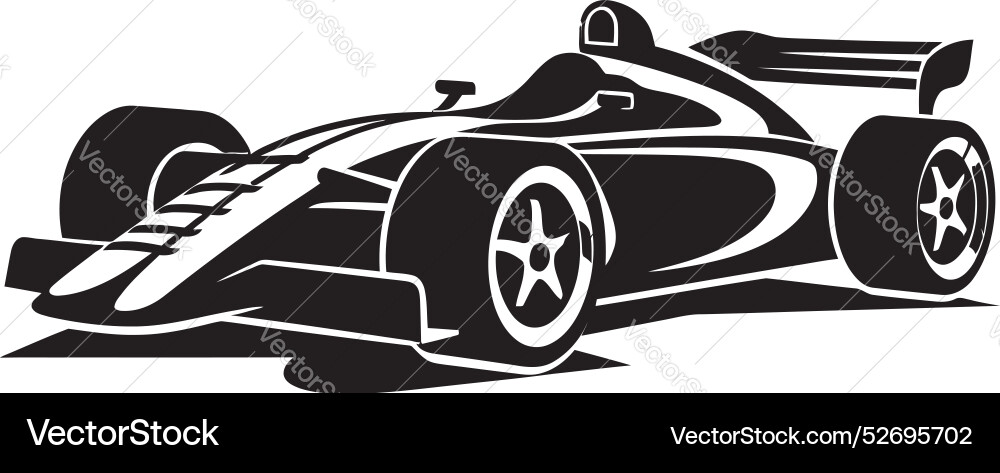 High octane harmony formula one icon graphics Vector Image