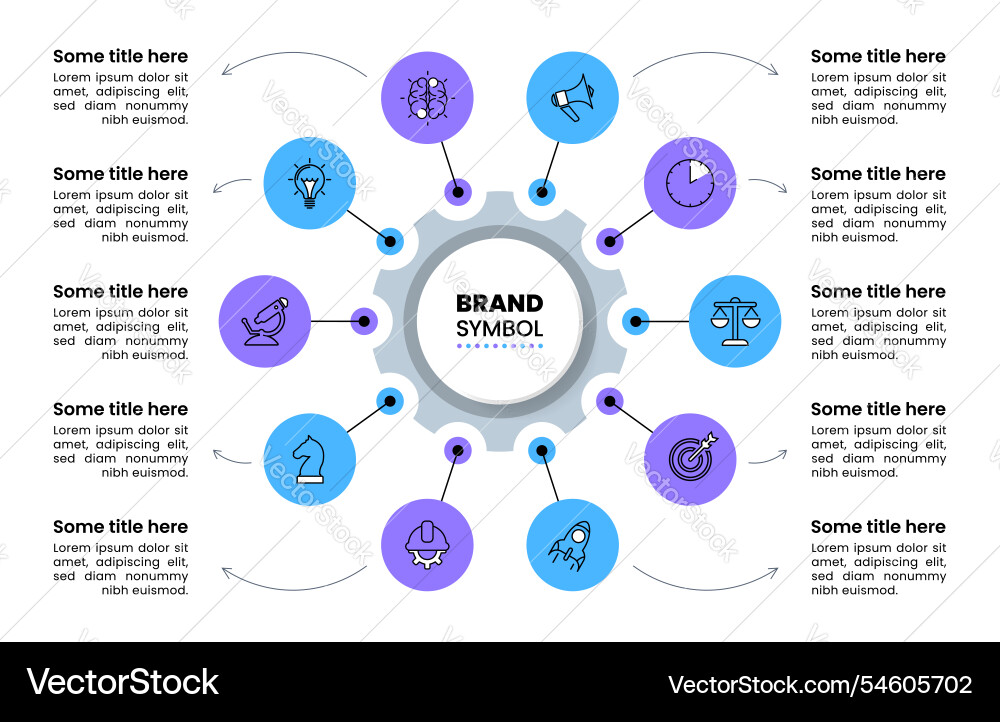 10 Part Infographic Vector Images (over 1,000)