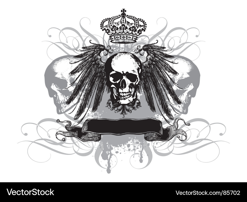 Skull Royalty Free Vector Image - VectorStock