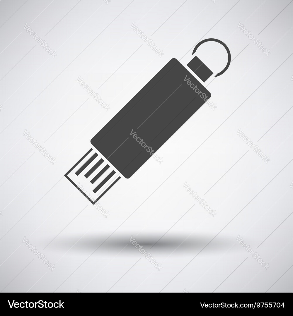 Usb flash icon Royalty Free Vector Image - VectorStock