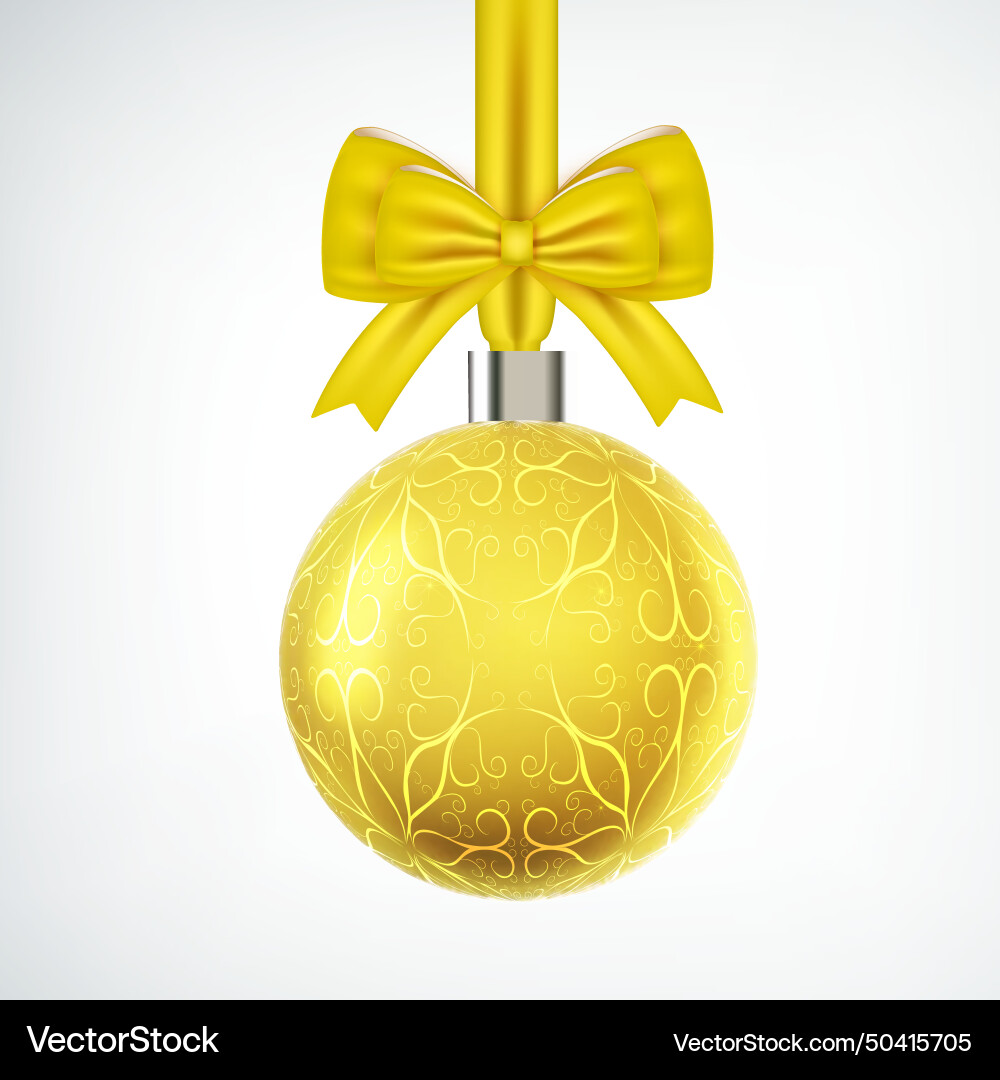 Christmas bauble background Royalty Free Vector Image