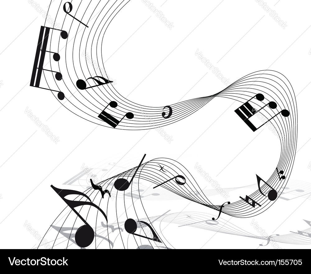 Notes staff Royalty Free Vector Image - VectorStock